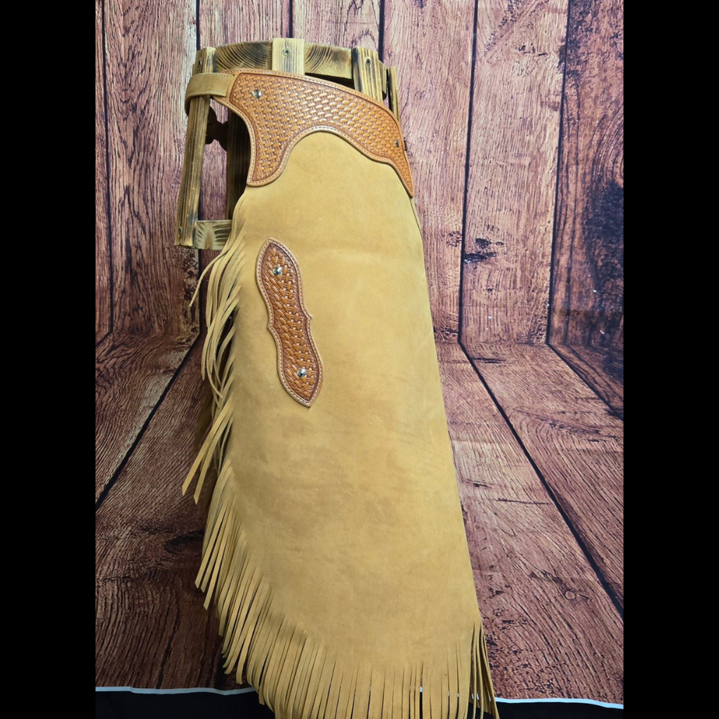 Large Ginger Colored Chinks In Stock – Three Forks Saddlery
